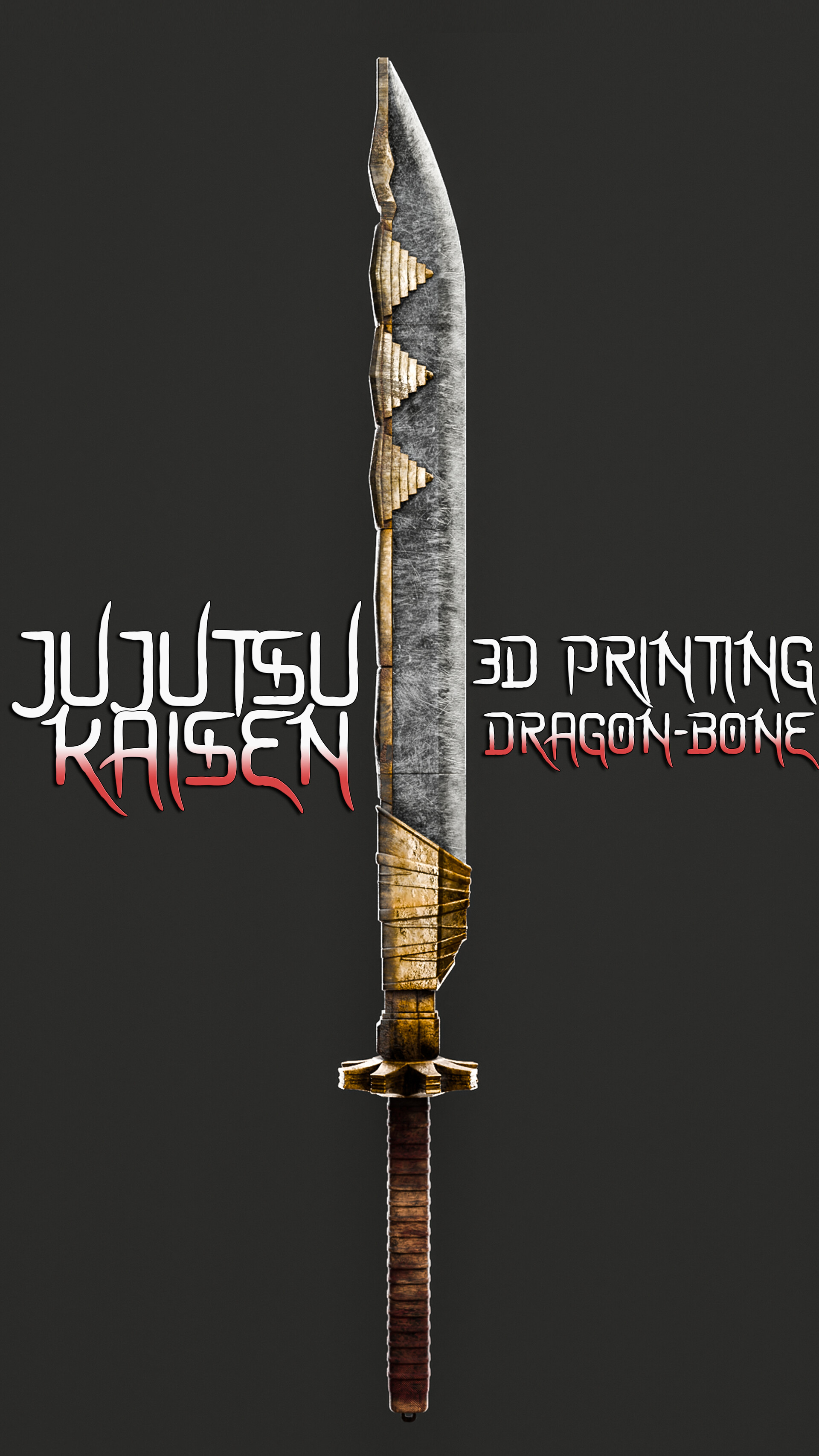 ArtStation - Jujutsu kaisen Maki Zenin sword | Dragon bone