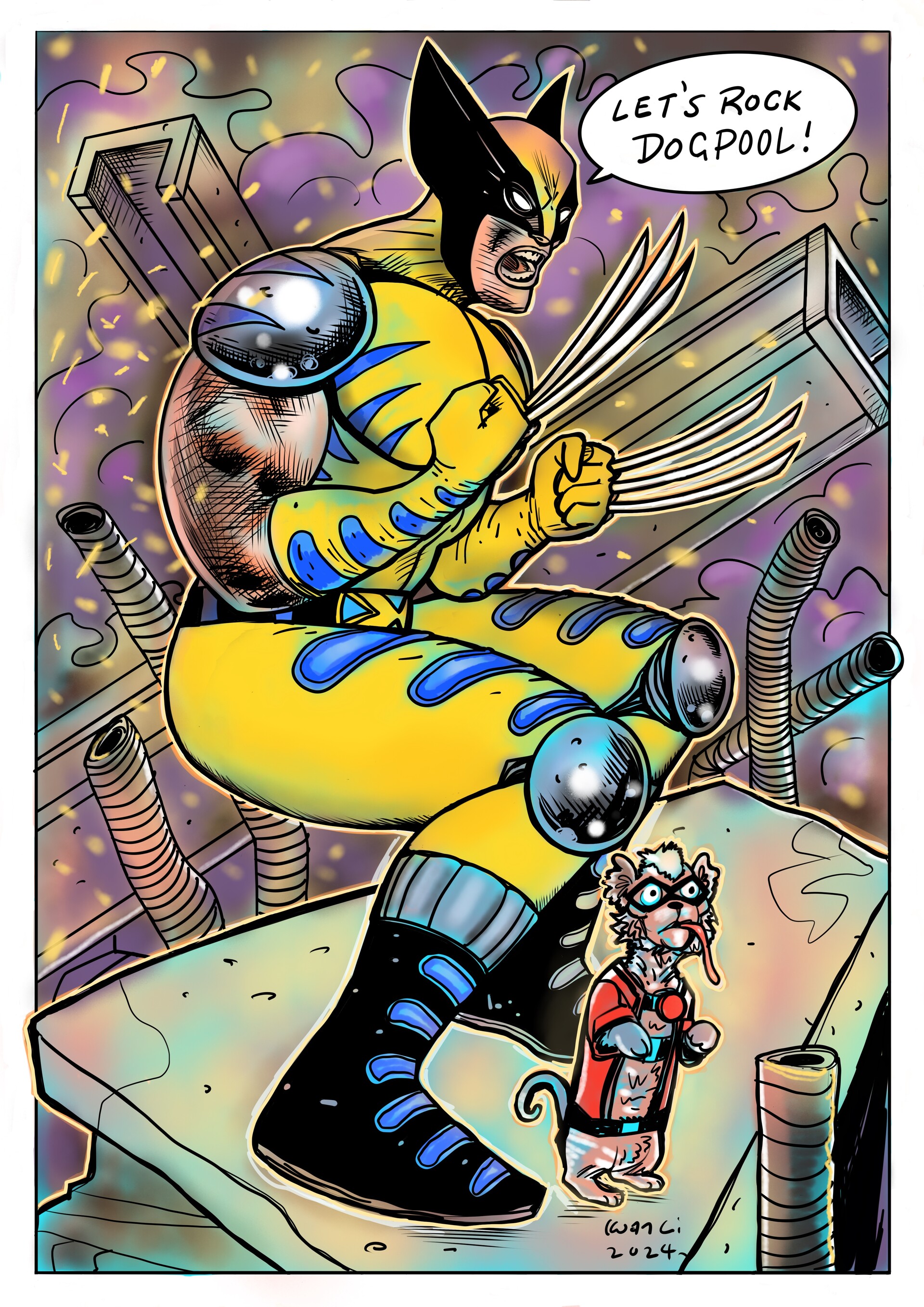 ArtStation - Dogpool and Wolverine