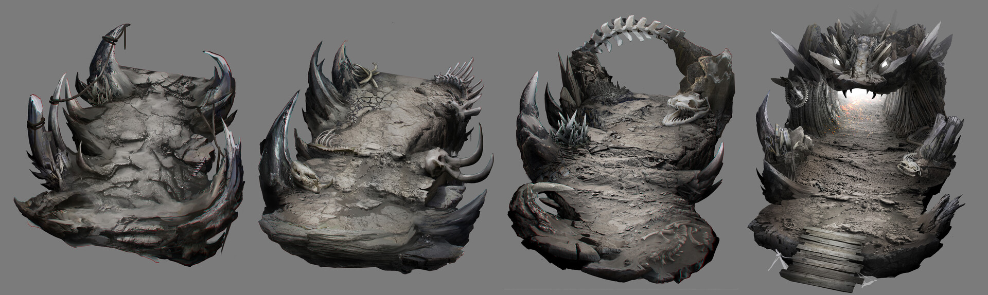 ArtStation - Cursed road concept