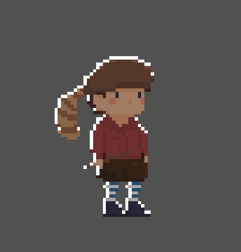 Laura Menigoz - At Dusk | Pixel Art Game Jam Project