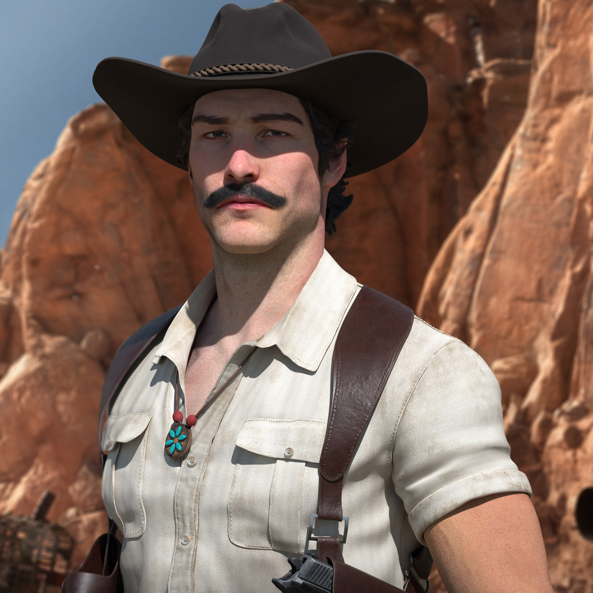 ArtStation - Western cowboy character