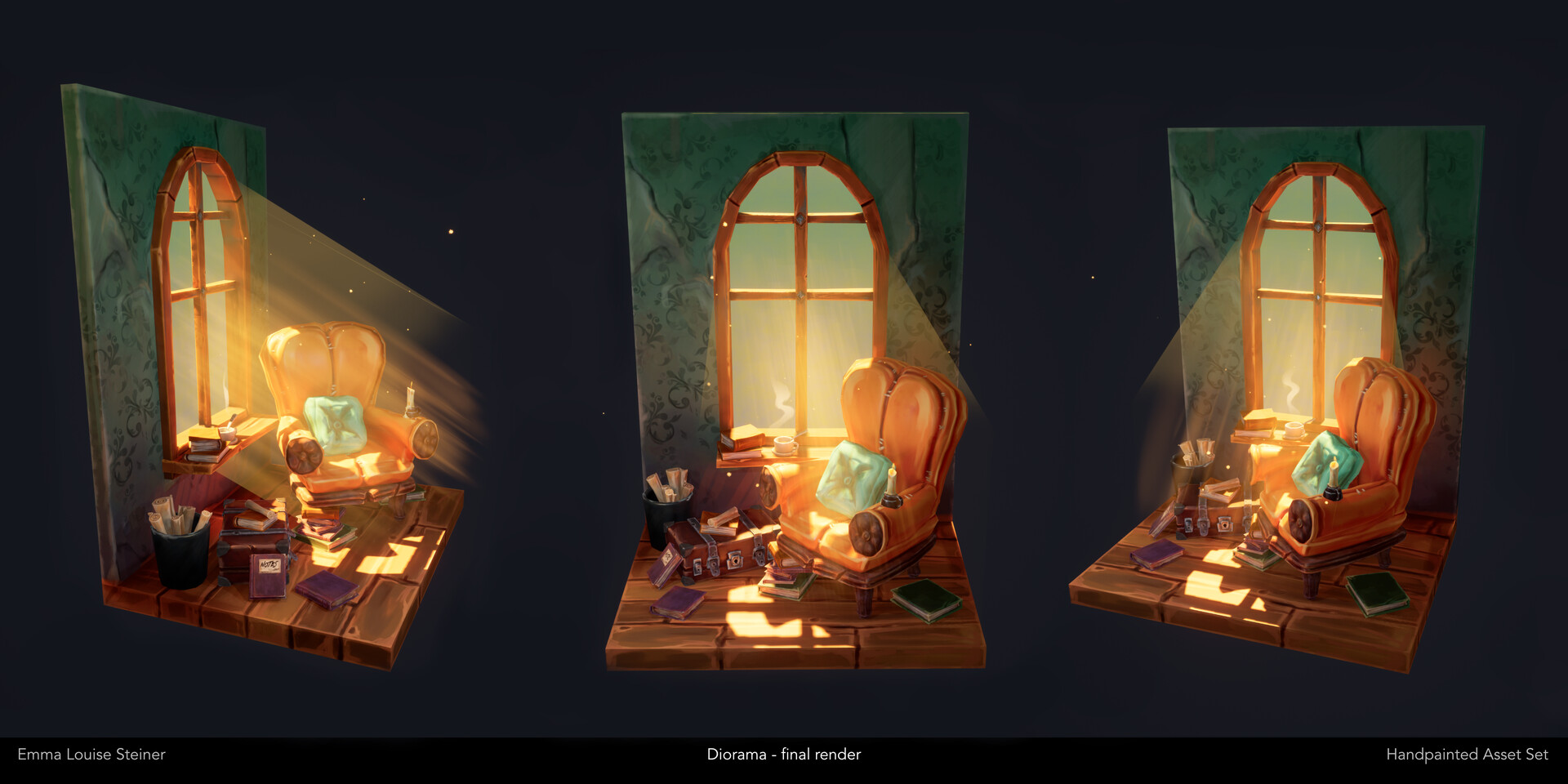 Emma Steiner - Cozy Hangout - Diorama (2024)