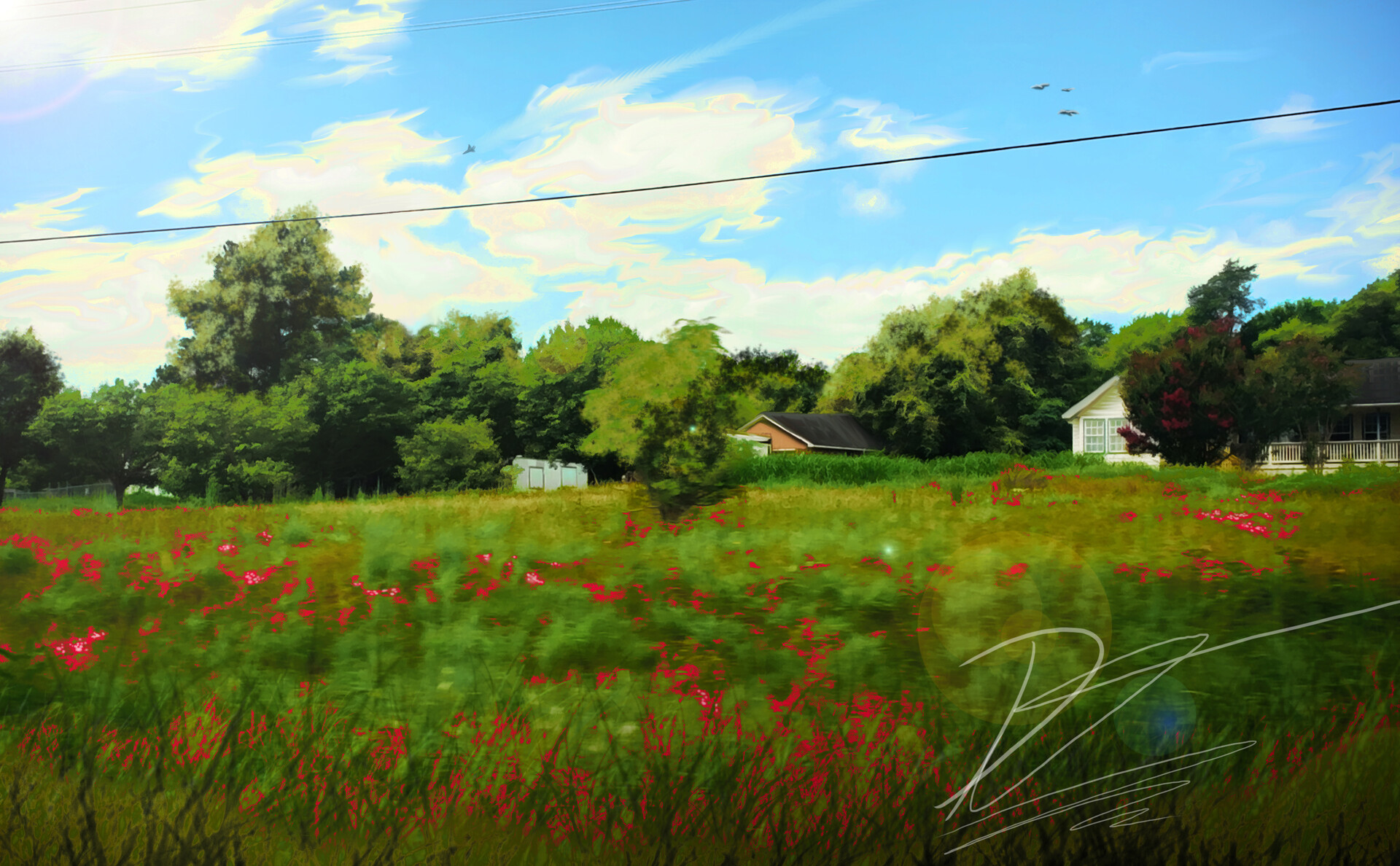 ArtStation - Grassy field