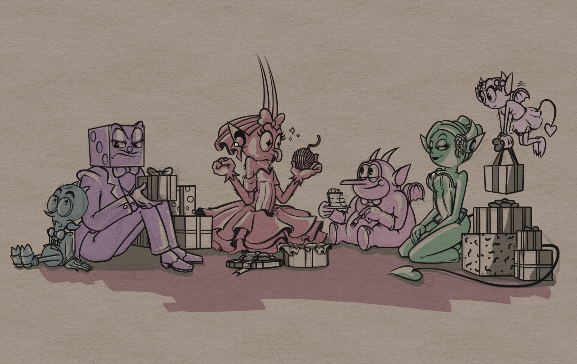 ArtStation - Deception Reception: A Very Devil Wedding, Lords and ...