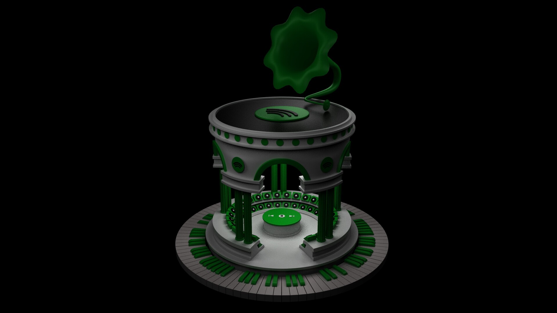 ArtStation - SPOTIFY(3D MODELLING)