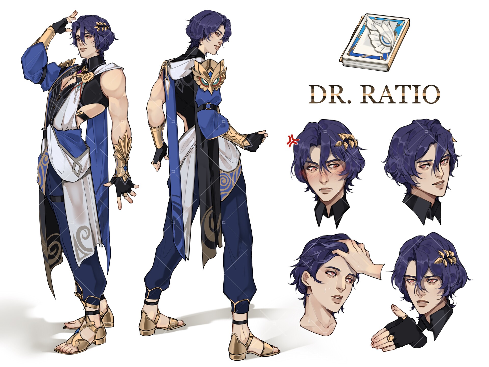 ArtStation - Dr.Ratio character sheet
