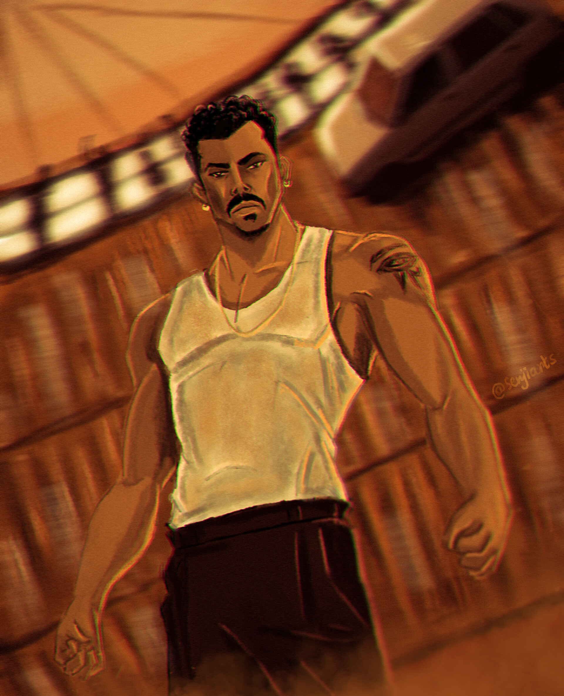 ArtStation - Big Dawgs, Hanumankind artwork