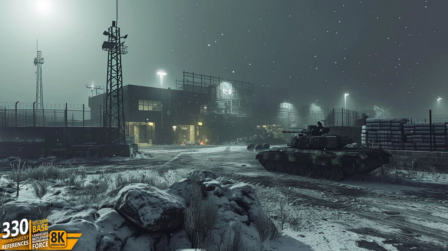 ArtStation - 330 Military Base-landscape-Battlefield-Headquarter-Force ...