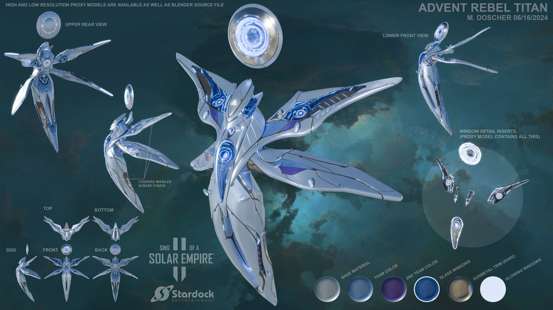 ArtStation - Sins of a Solar Empire II - Advent Eradica Titan Concept