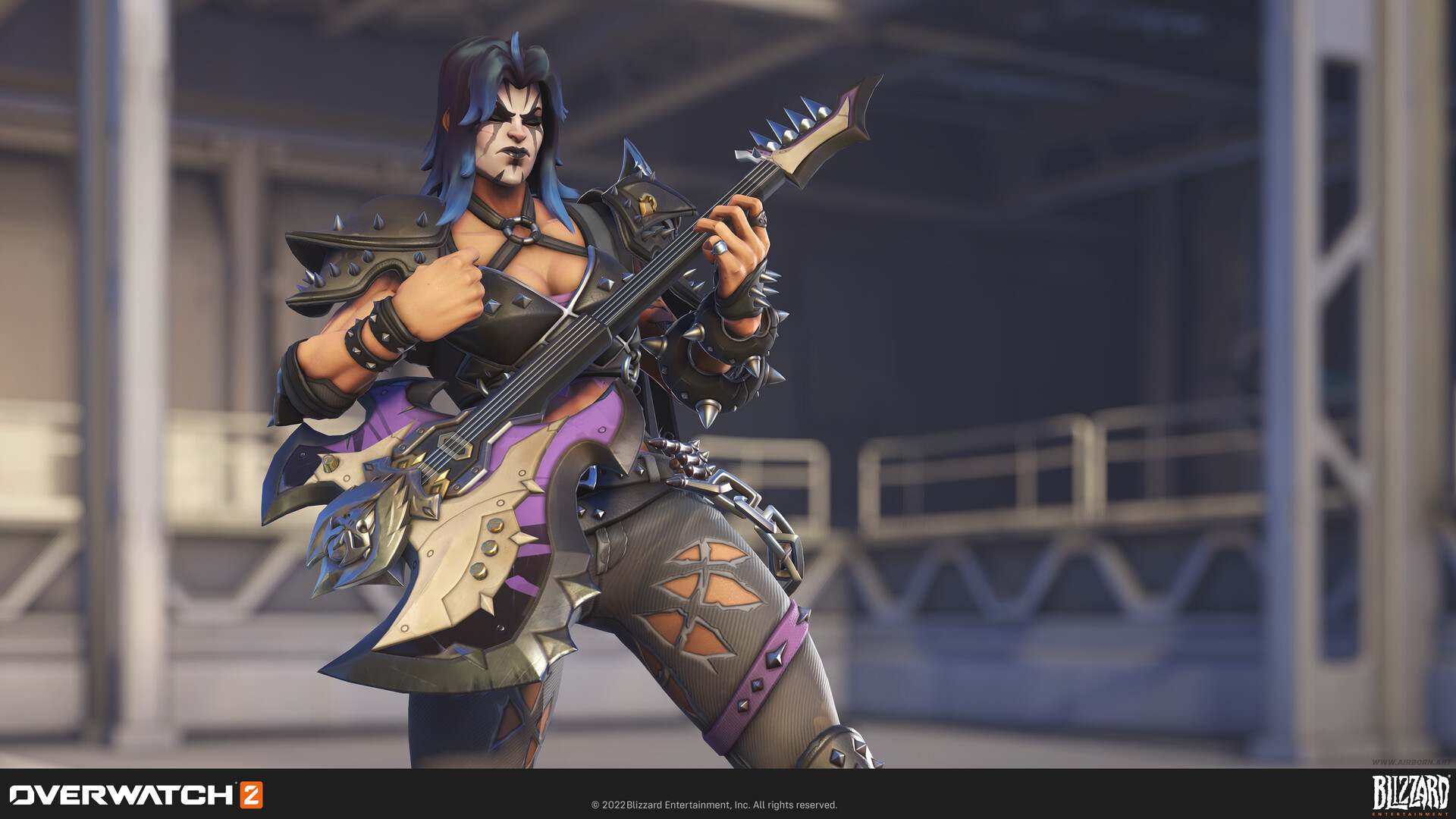 Airborn Studios - Overwatch 2 - Black Metal Junker Queen