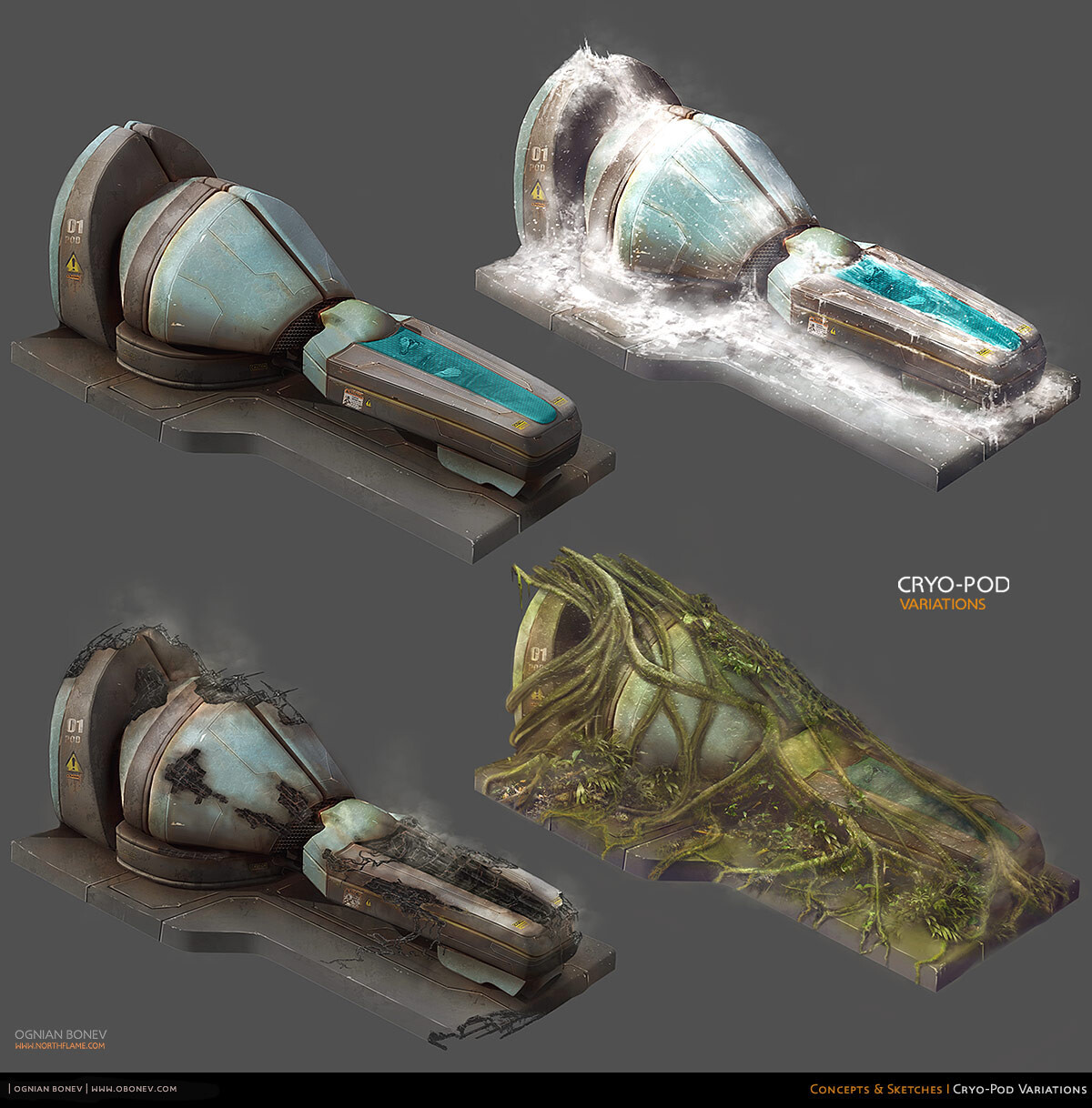 ArtStation - Cryo Pod