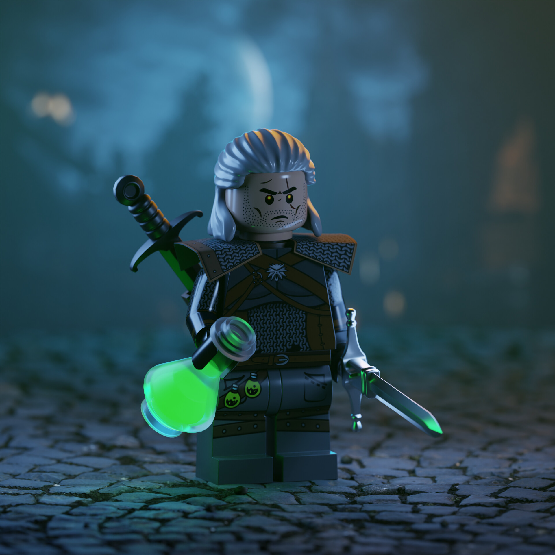 ArtStation - Lego Witcher