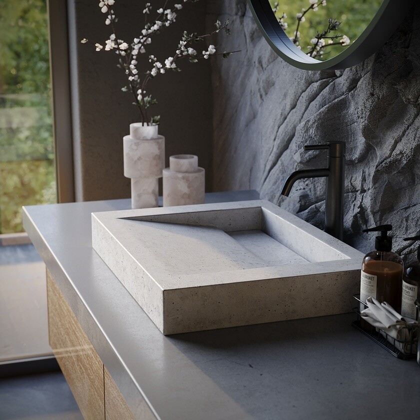 ArtStation - 3D Visualization of Sinks with Natural Stones