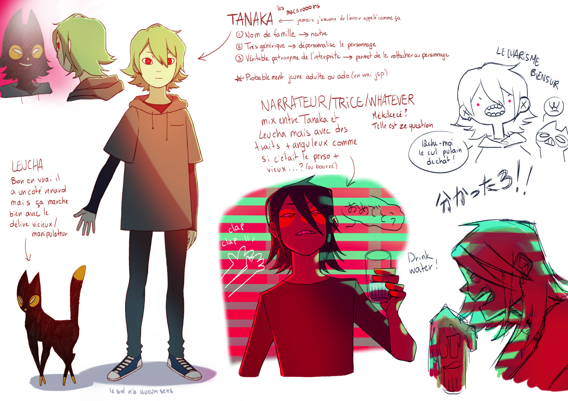 Kuru - Neurose fanmade MV - concept arts • character designs