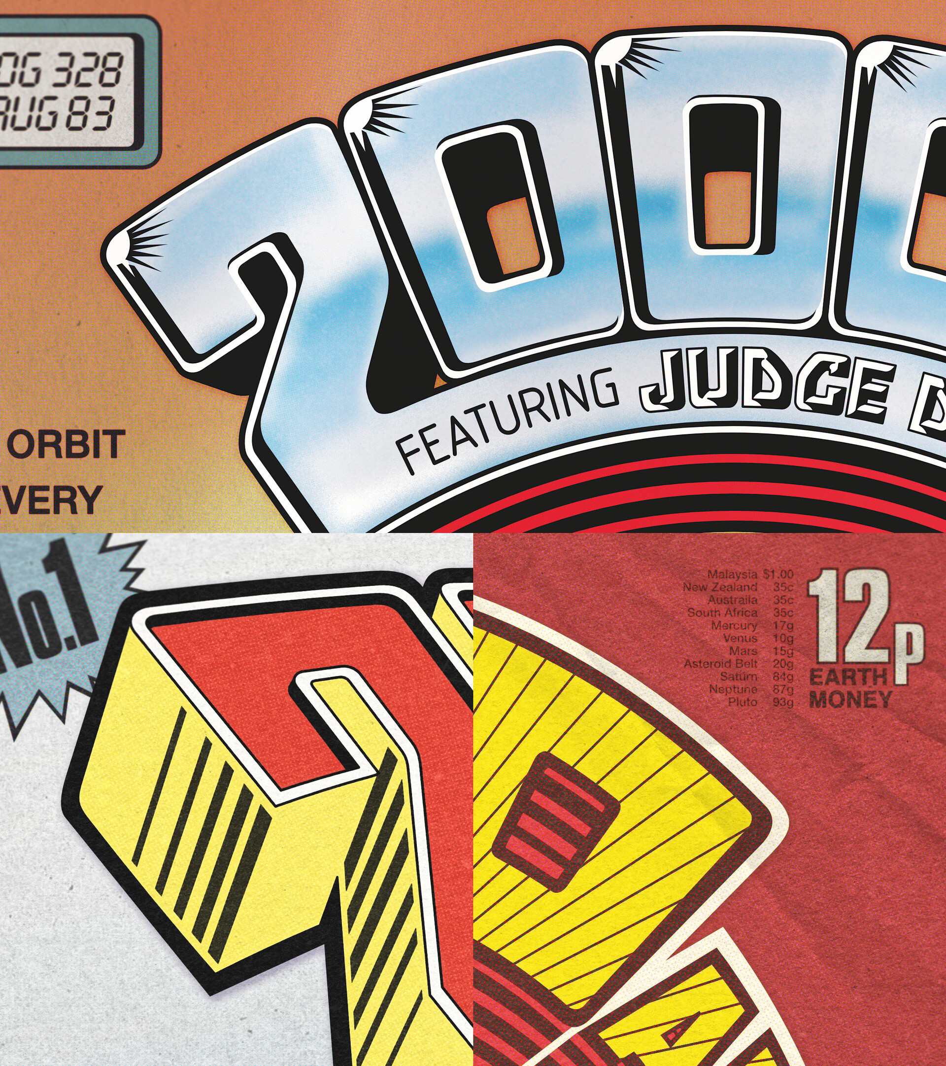 StarfleetDesign - 2000 AD logos (1977-1987)