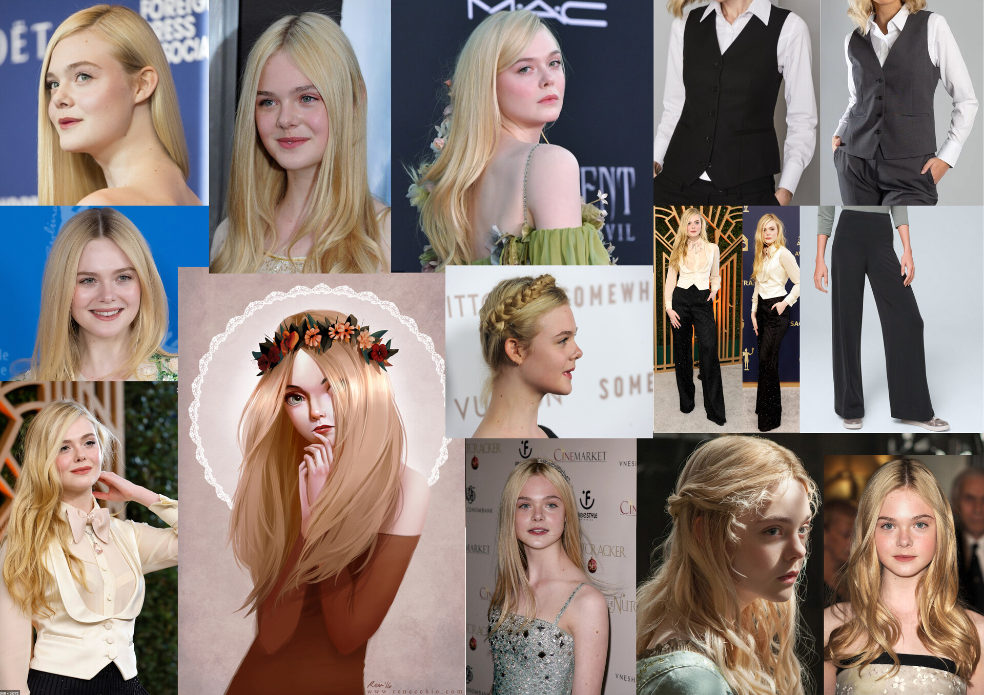 Chng Liyi - Stylized Elle Fanning