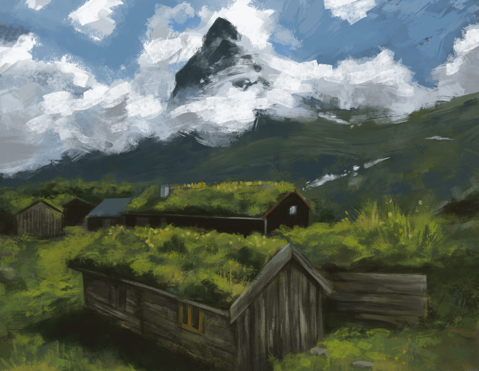 ArtStation - Some Mountains