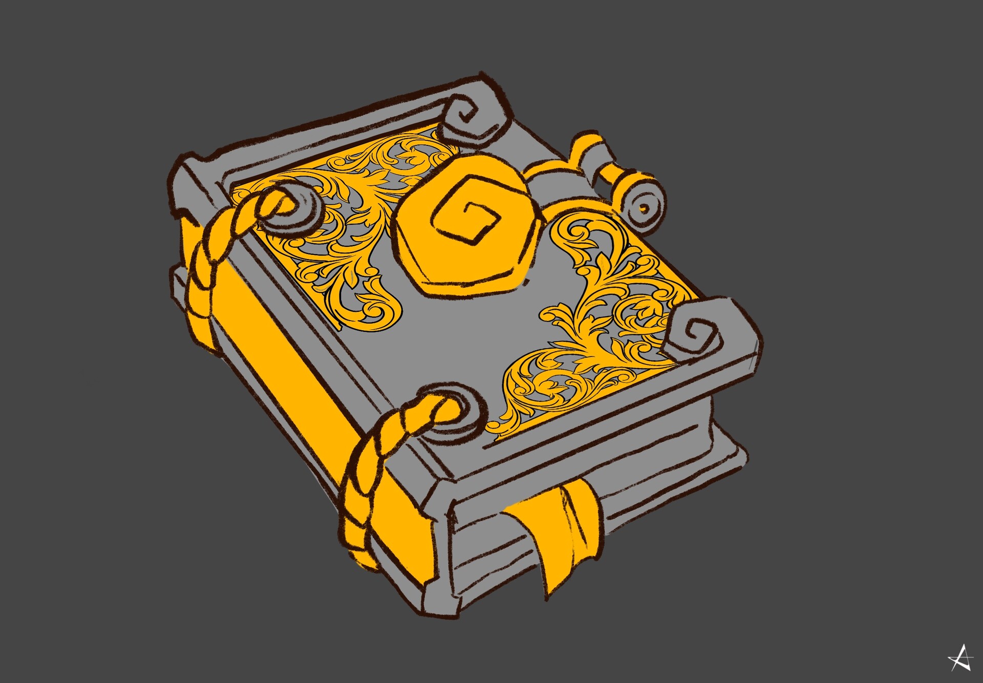 ArtStation - Enchanted Tome Cover