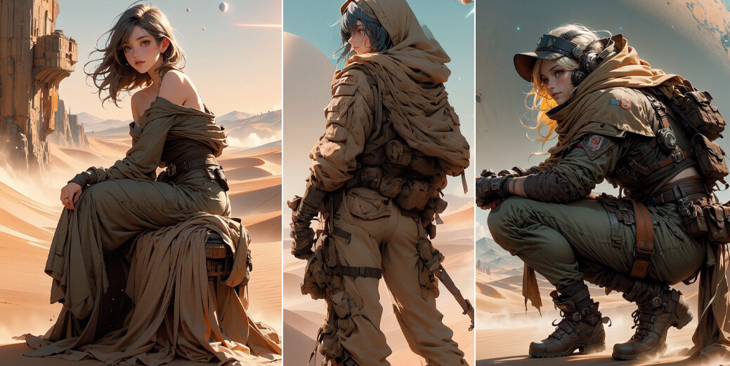 4K Anime Reference Art for Artists and Enthusiasts - 398 Dune Style ...