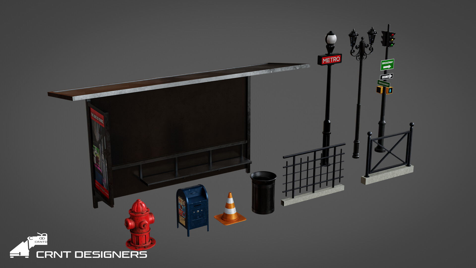 ArtStation - City Props - City Kitbash