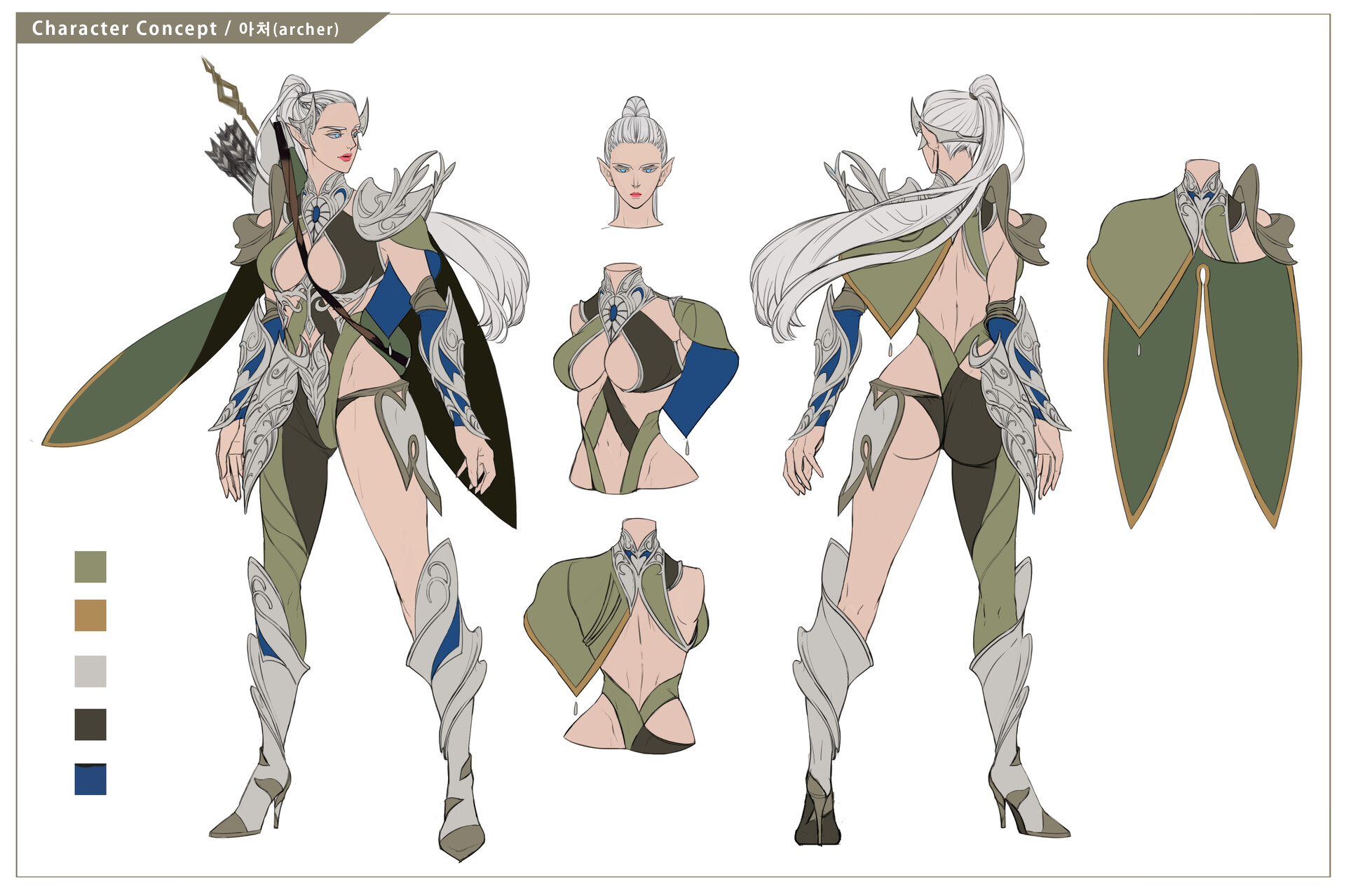 ArtStation - character sheet - Archer