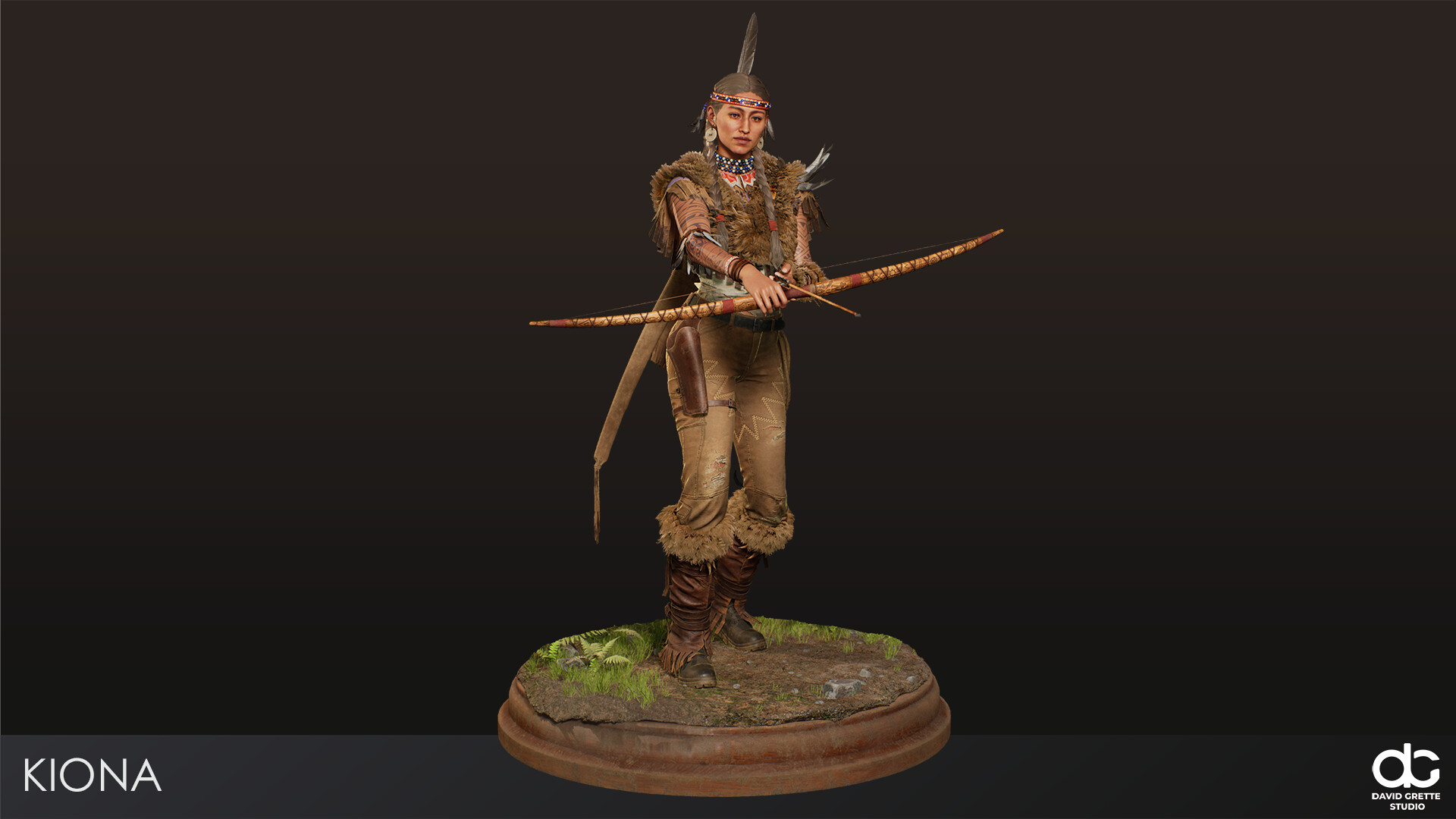 DAVID GRETTE STUDIO - Adventure Character Kiona - Adventure Characters ...