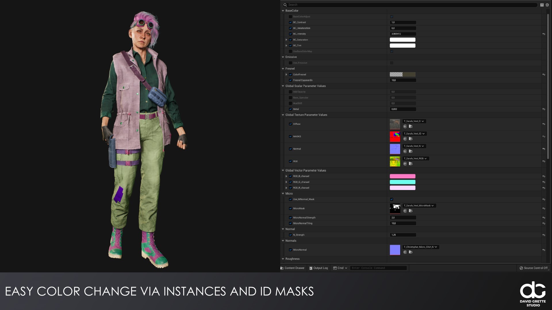 DAVID GRETTE STUDIO - Adventure Character Kiona - Adventure Characters ...