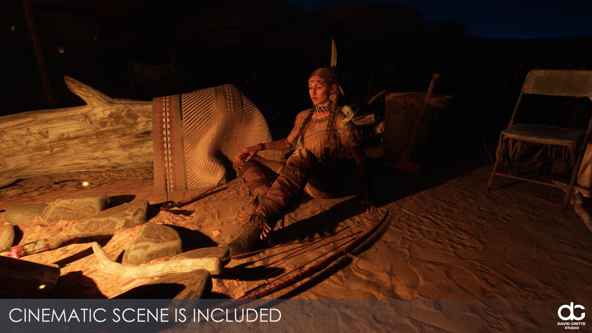 DAVID GRETTE STUDIO - Adventure Character Kiona - Adventure Characters ...