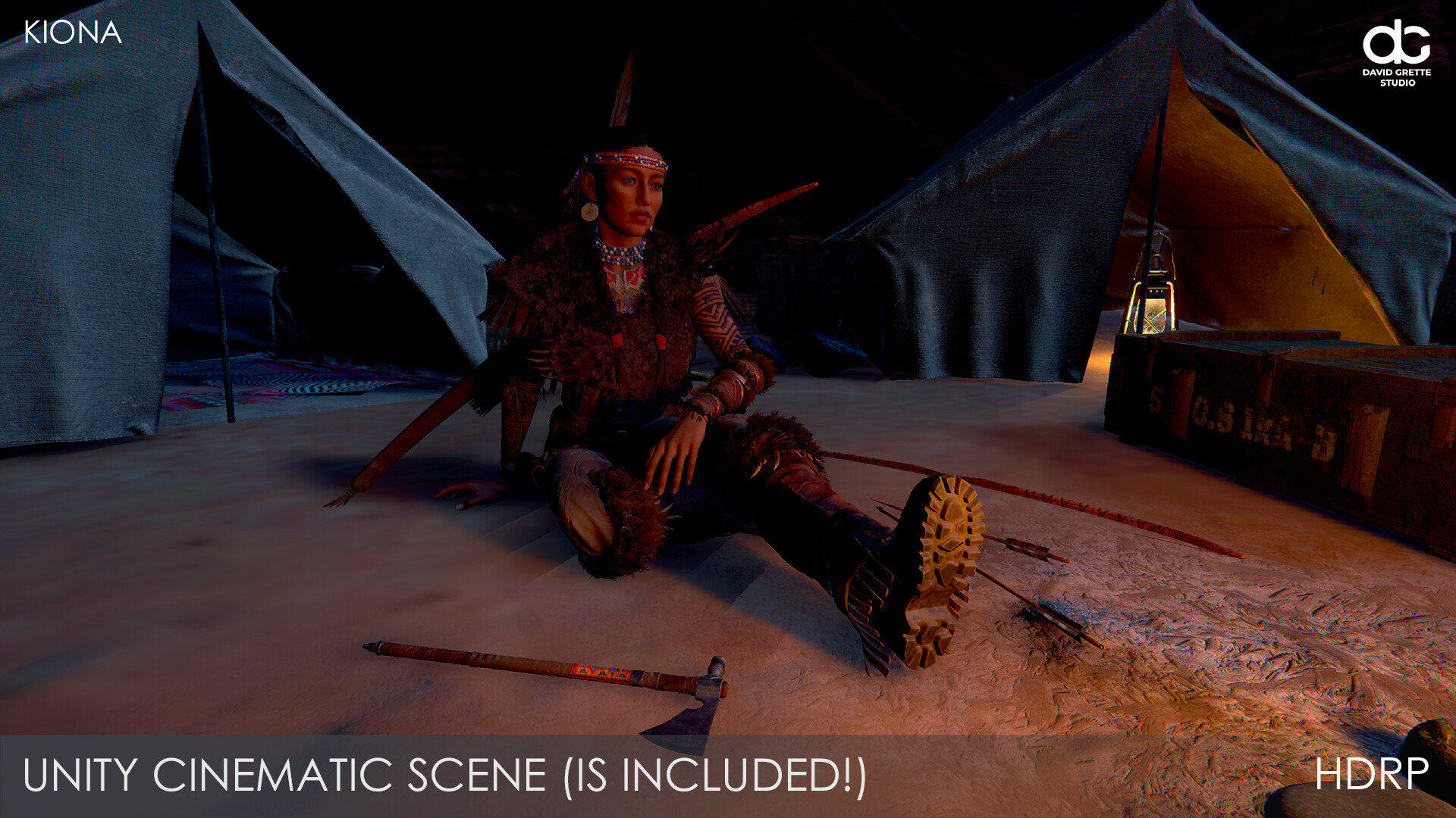 DAVID GRETTE STUDIO - Adventure Character Kiona - Adventure Characters ...