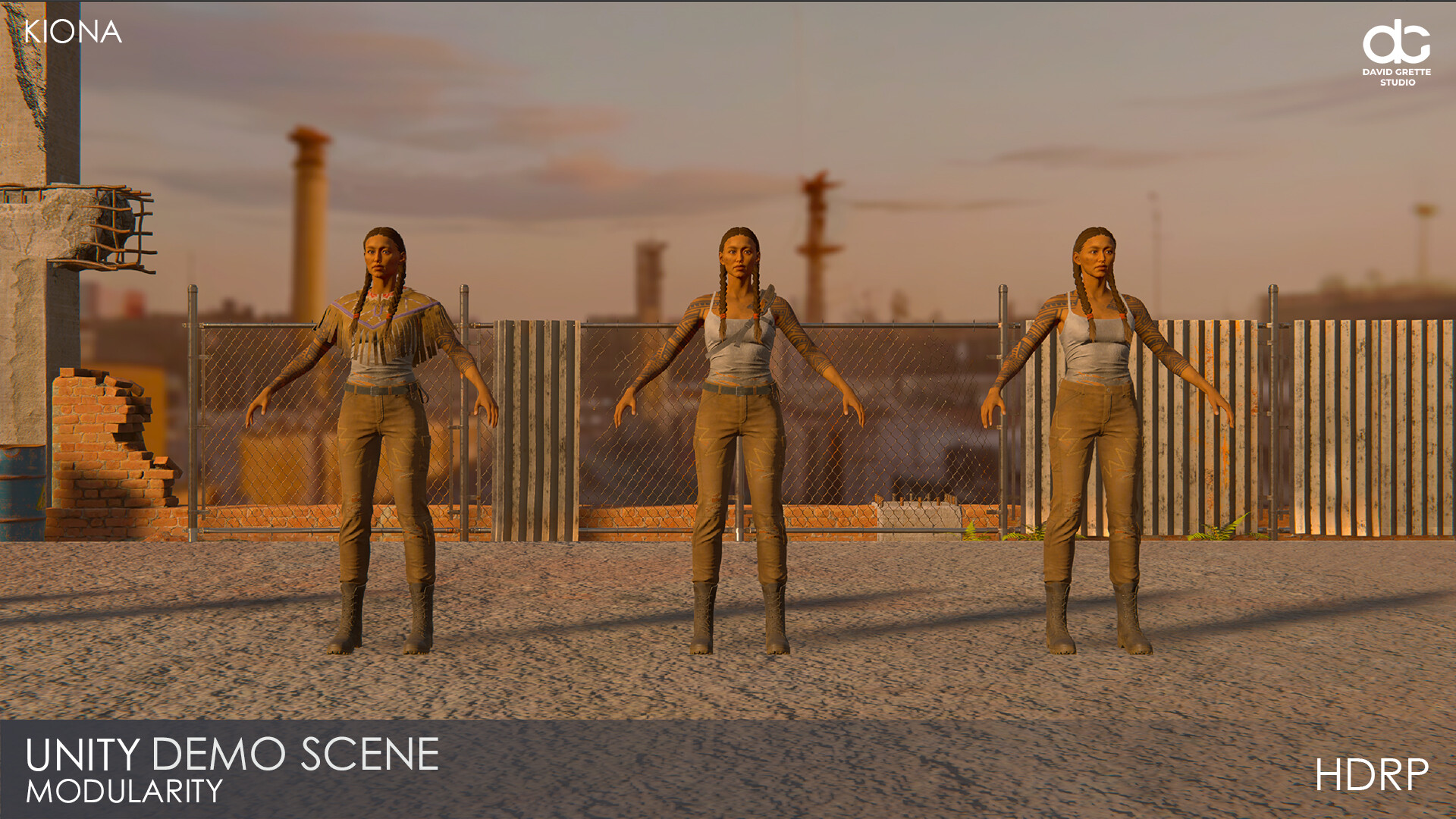 DAVID GRETTE STUDIO - Adventure Character Kiona - Adventure Characters ...