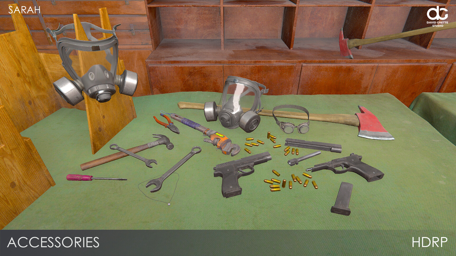 DAVID GRETTE STUDIO - Adventure Character Sarah - Adventure Characters ...