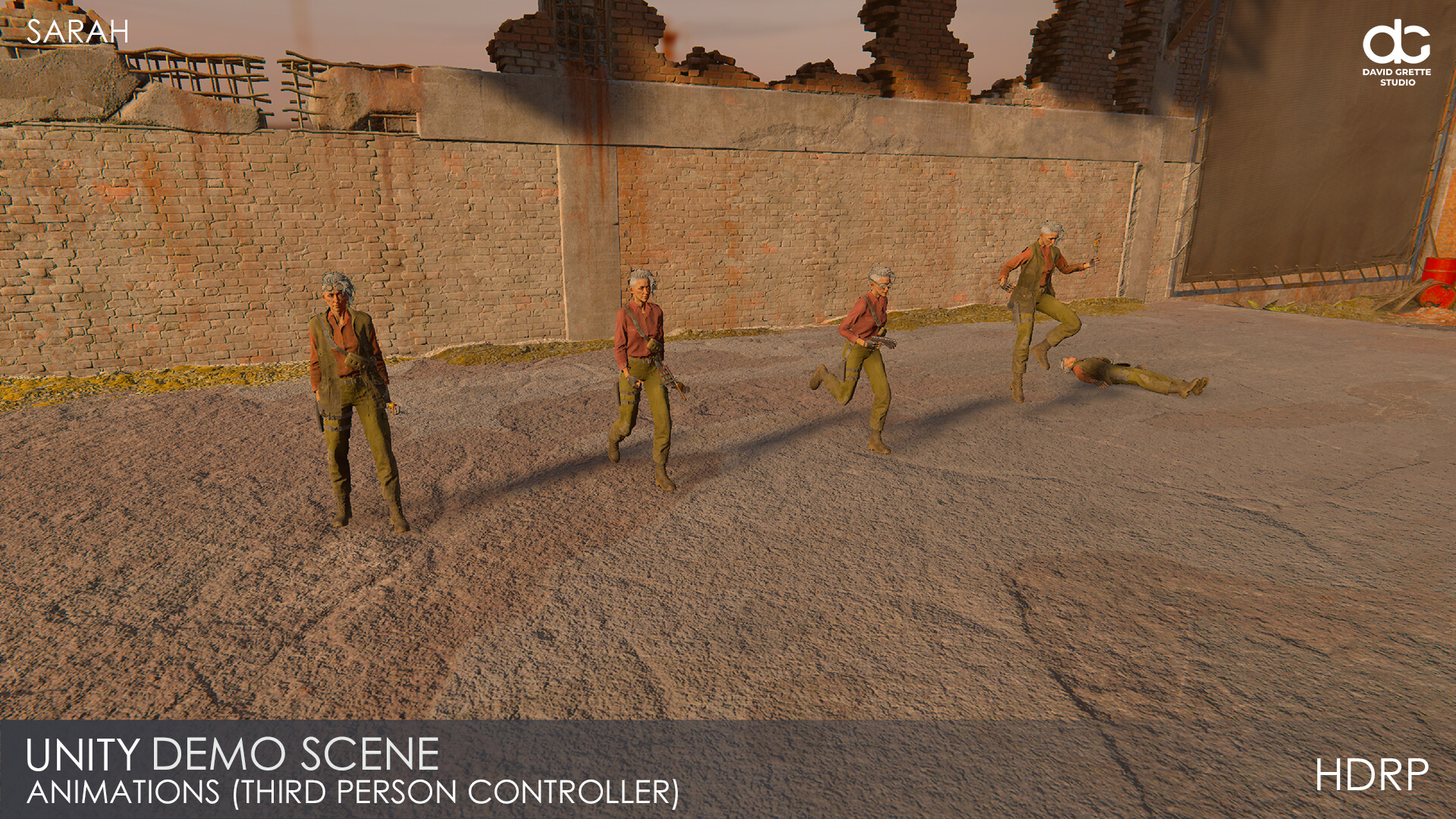 DAVID GRETTE STUDIO - Adventure Character Sarah - Adventure Characters ...