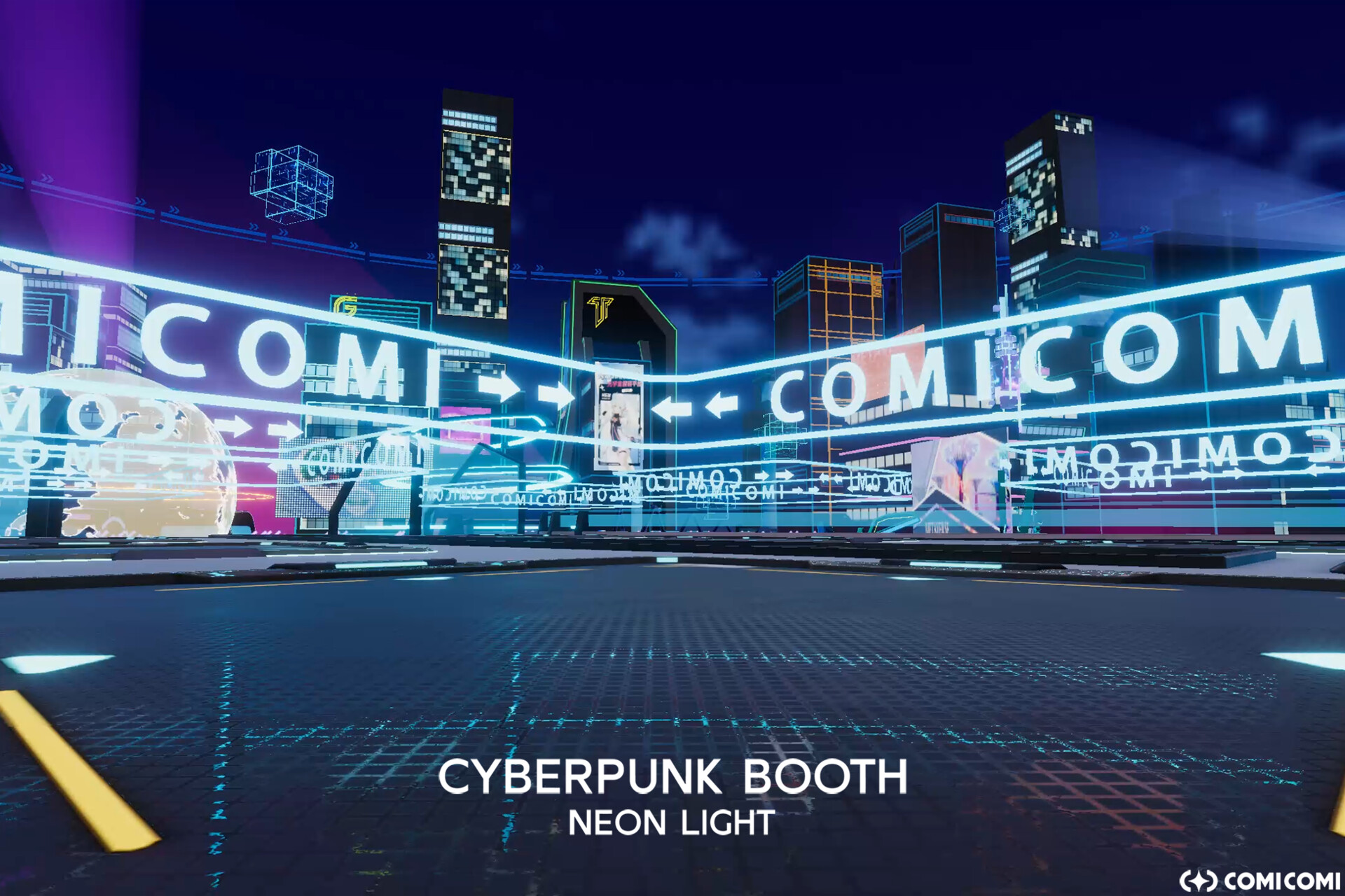 ArtStation - Cyberpunk Booth Stand with Neon Light – Unity Asset Store