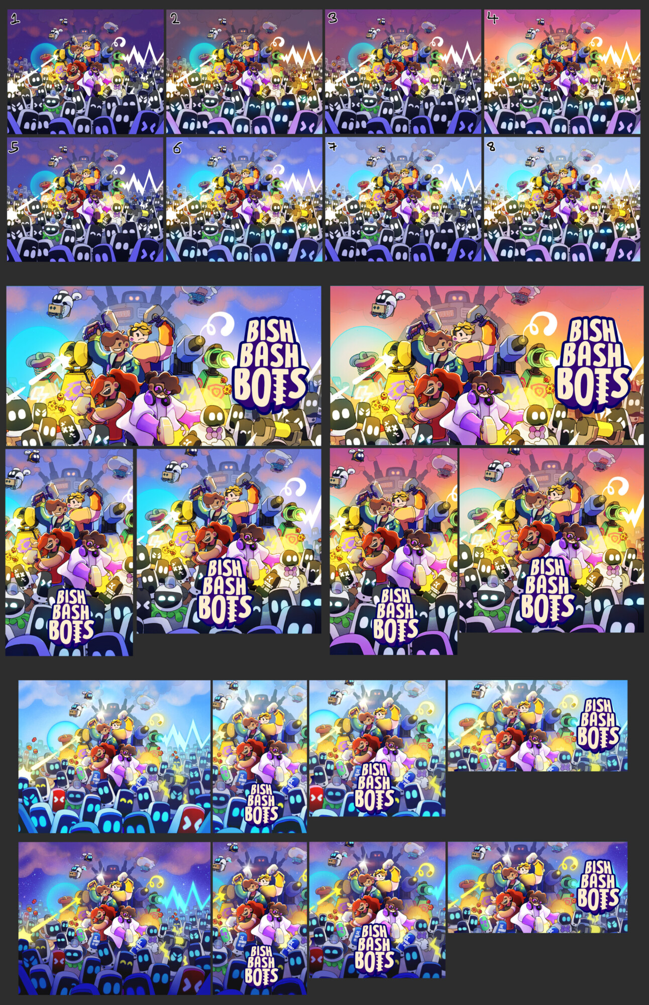 Alex Lawrence - Bish Bash Bots Key Artwork