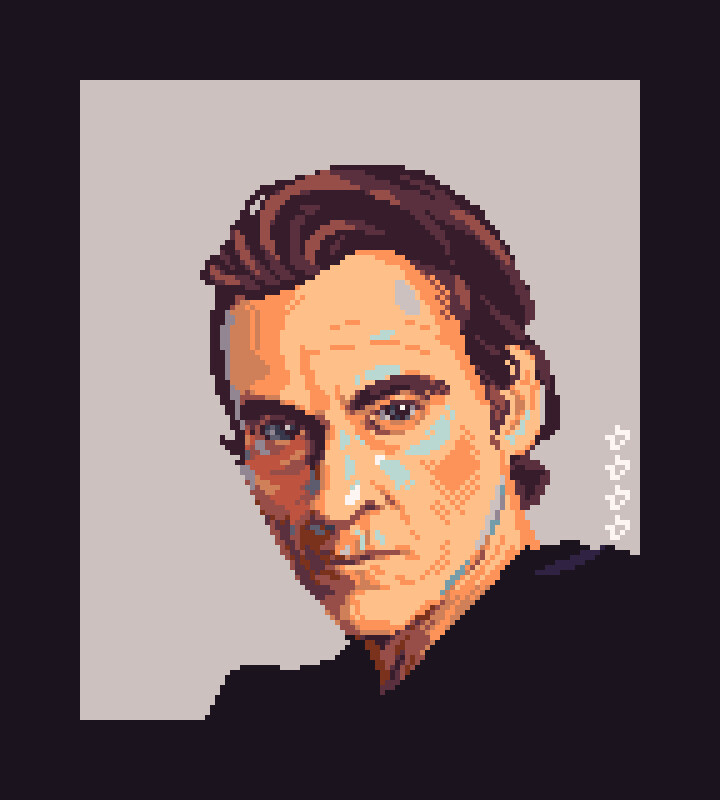 ArtStation - Joaquin Phoenix Portrait Study