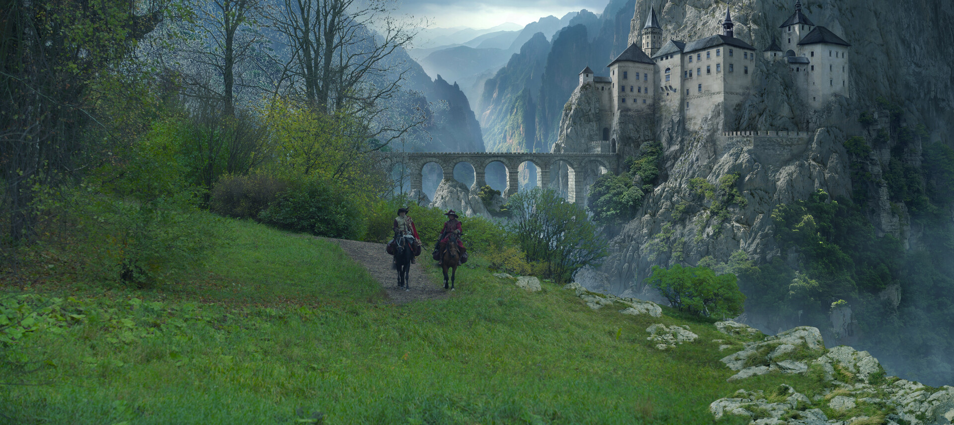 ArtStation - Castle matte painting for "Eterna" series