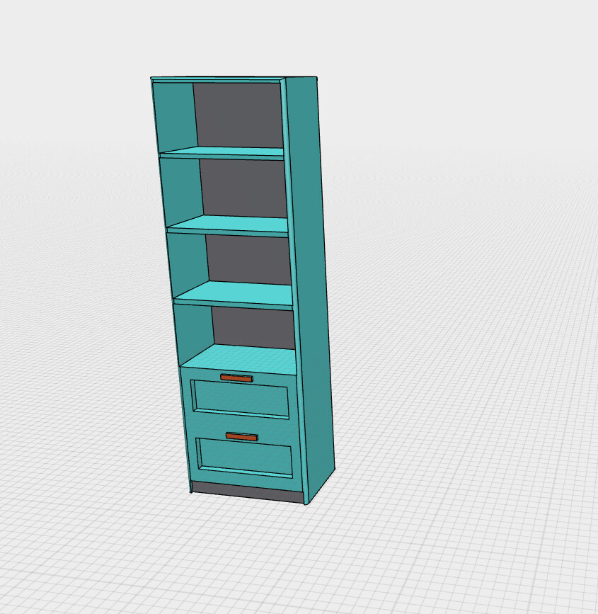 ArtStation - A Simple 3D BookShelf