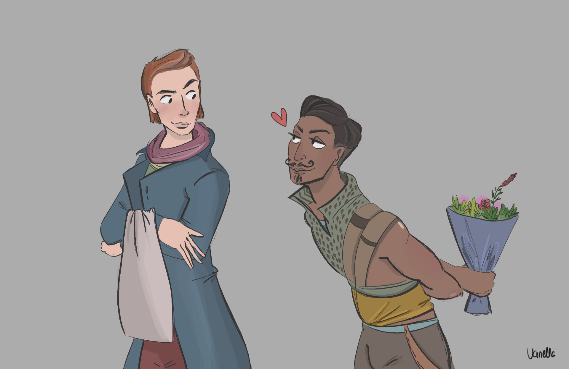 ArtStation - Dorian x My Inquisitor (Dragon Age)