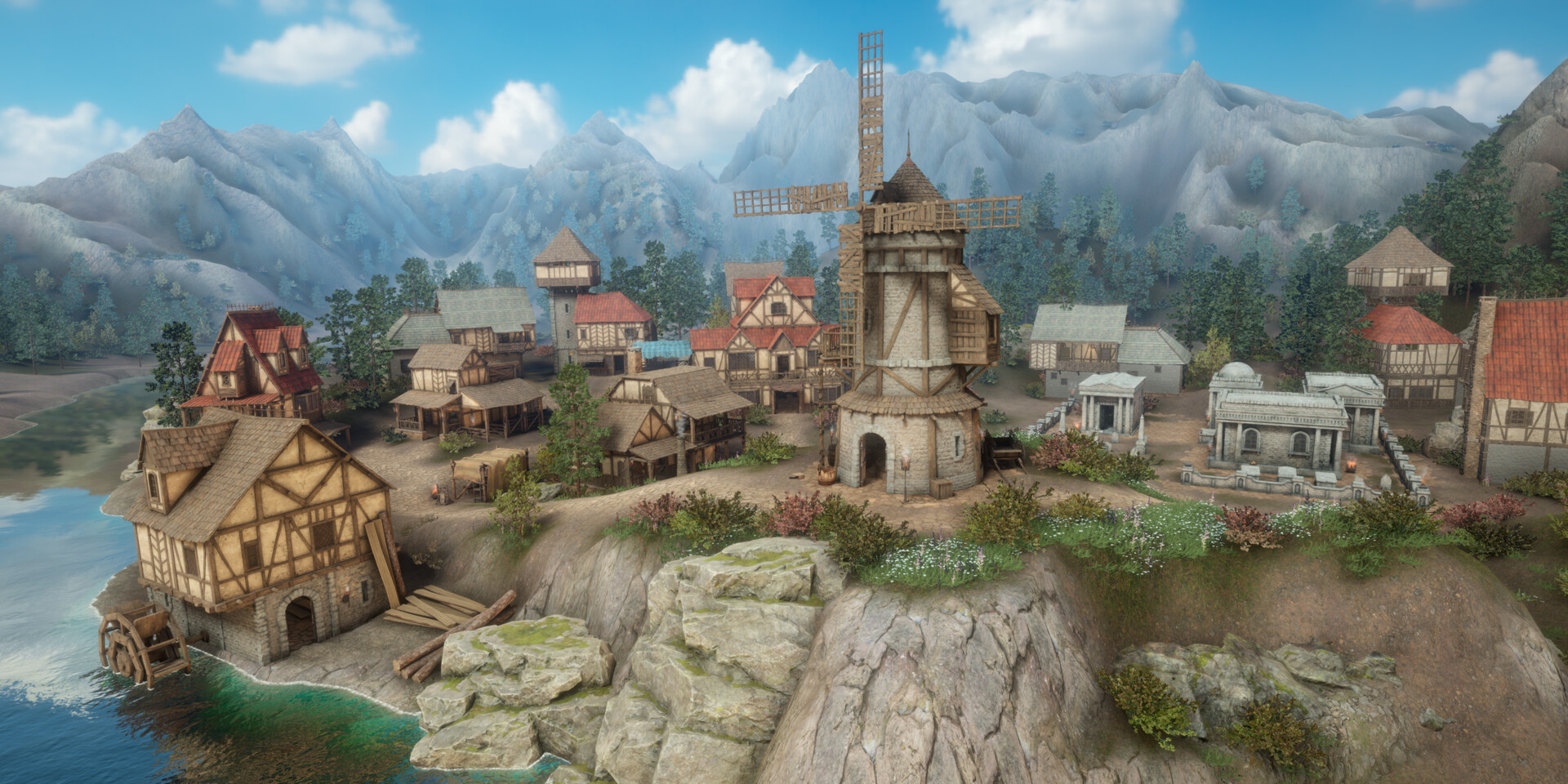 ArtStation - Modular Medieval Village MegaPack