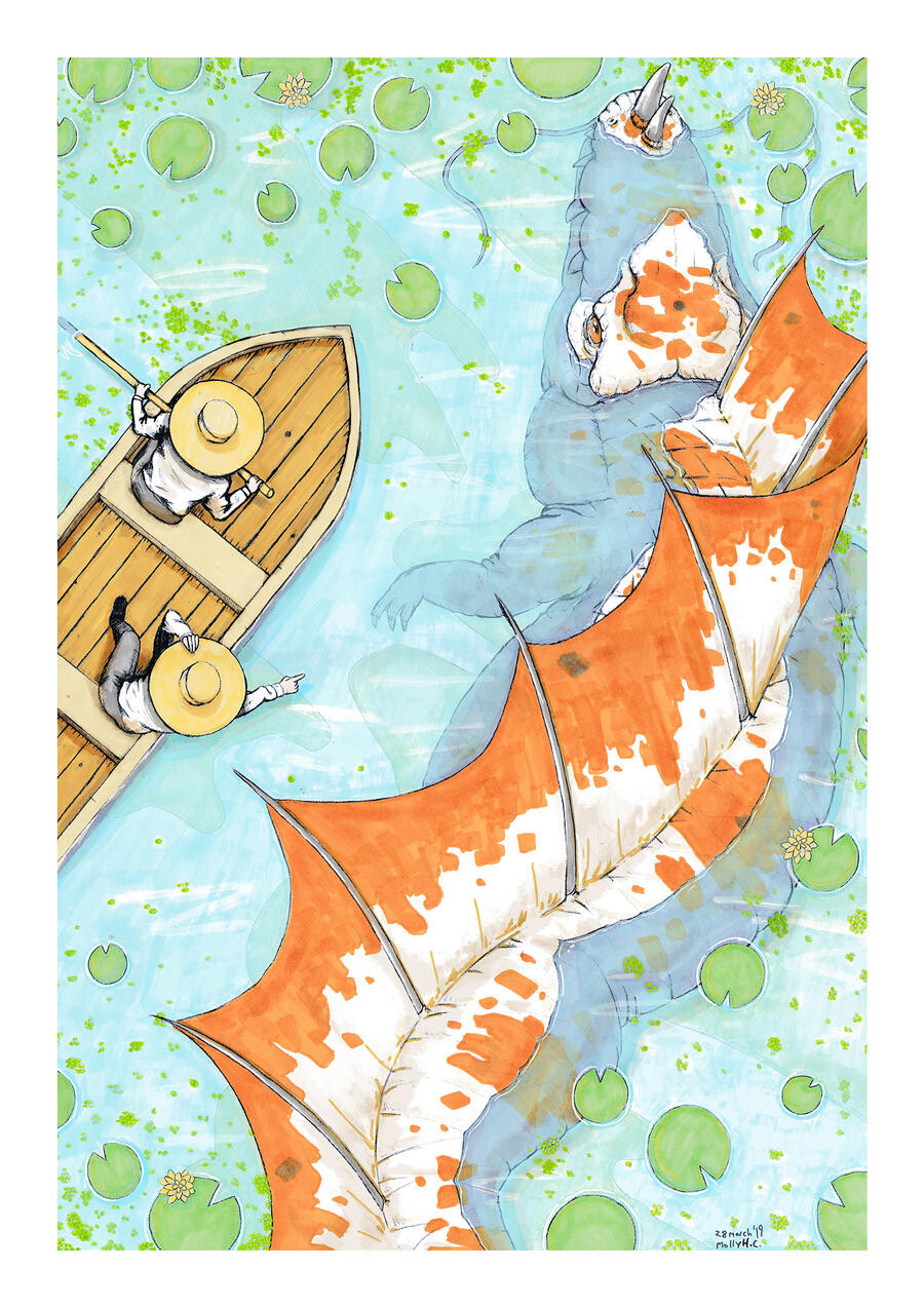 ArtStation - Koi Dragon (2019)