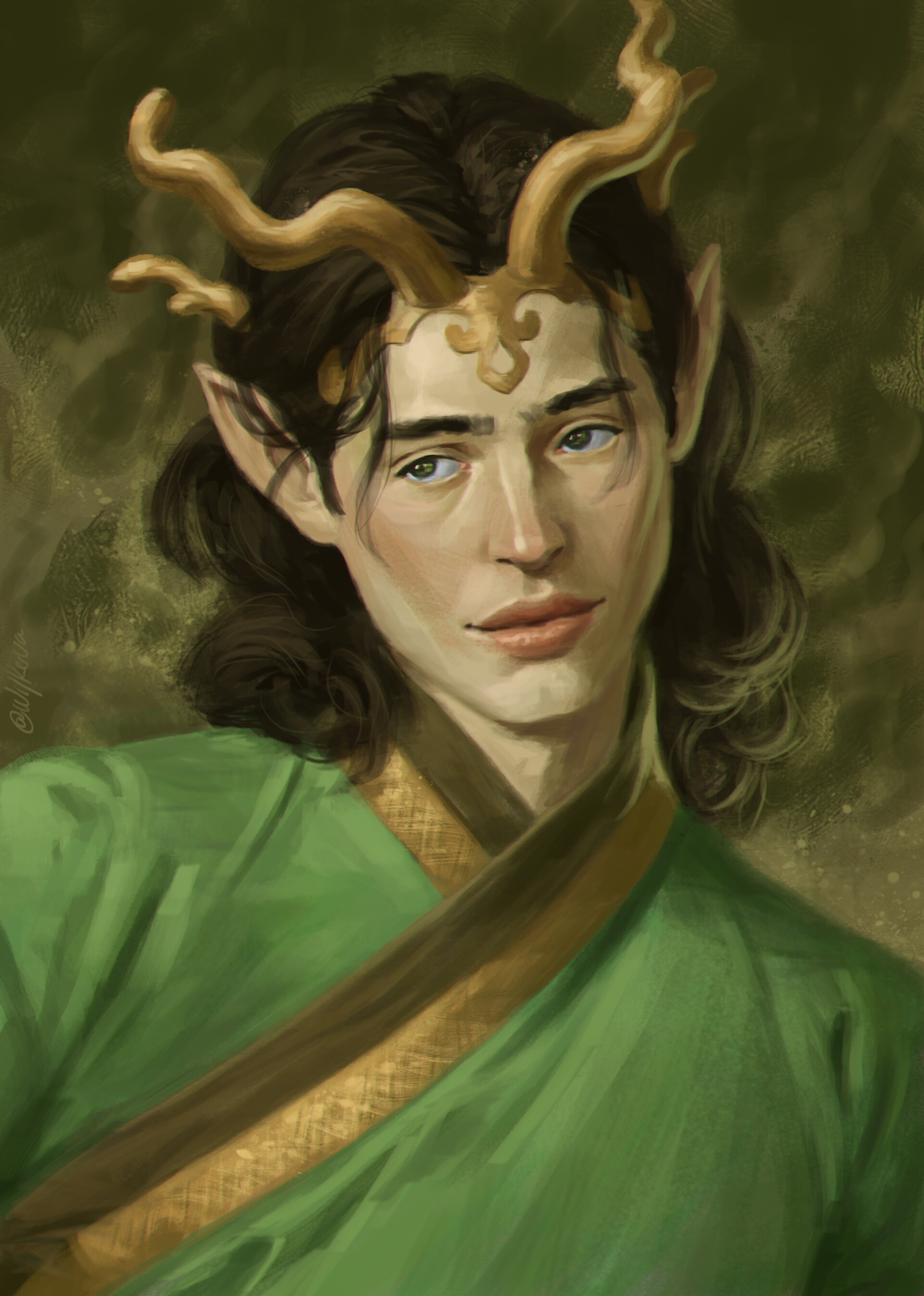 ArtStation - Jinni, The Nature Elf