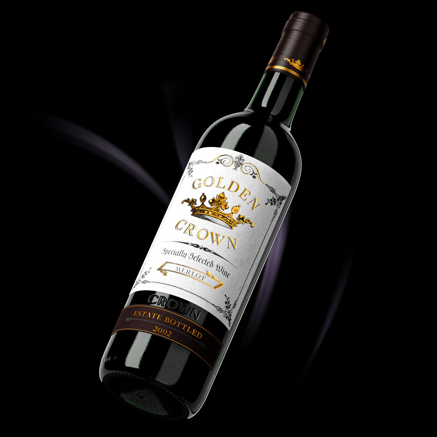 ArtStation - golden Crown | Label design