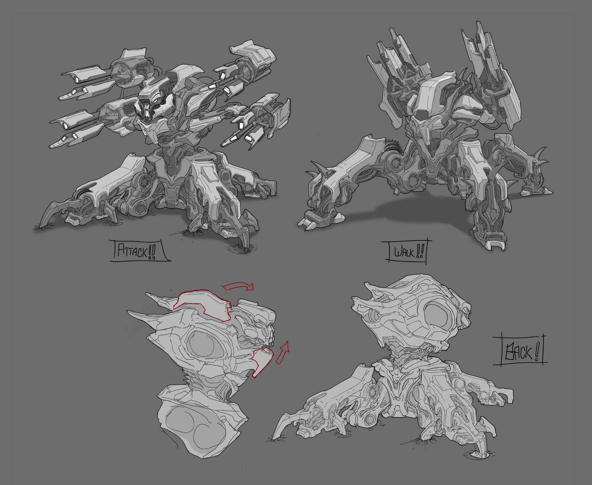 ArtStation - Bio Mechanical Creature 5