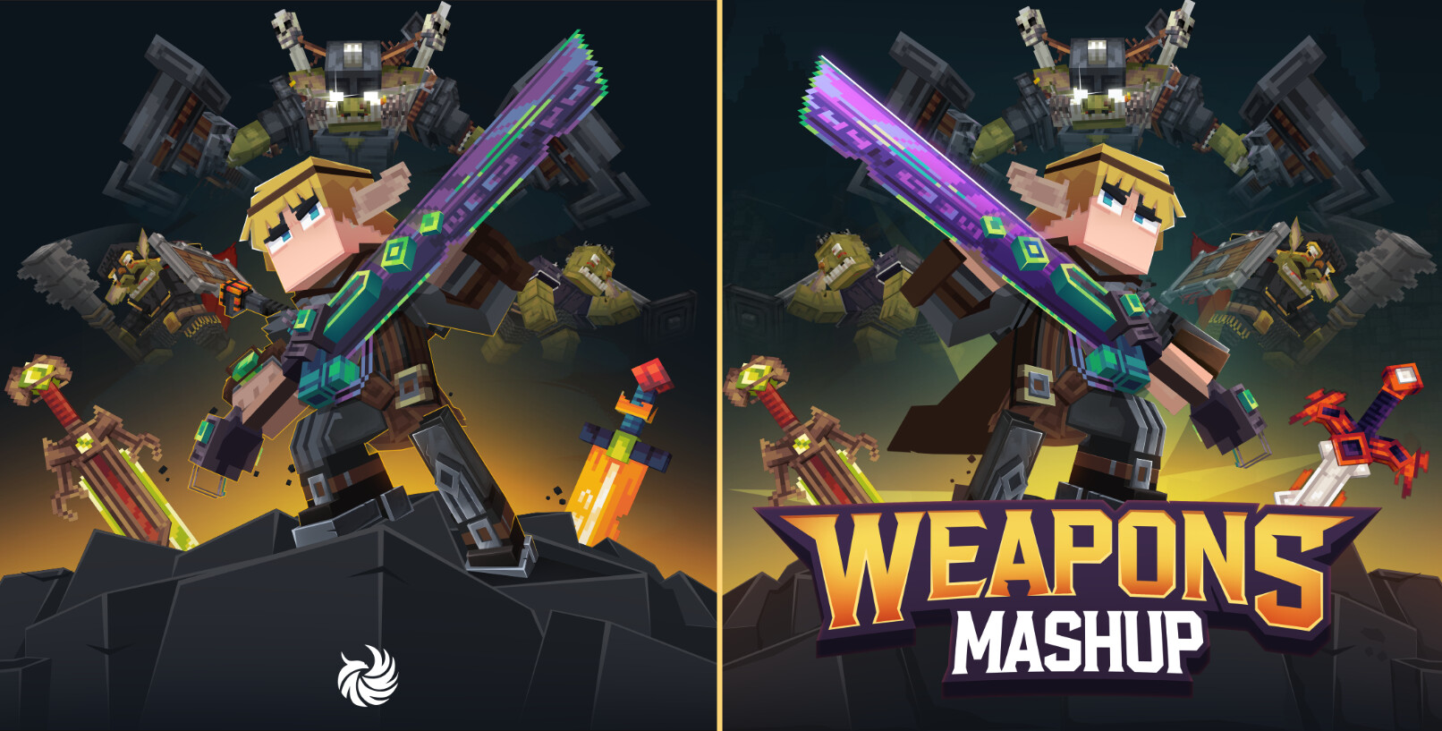 Yahir G - Weapons Mashup Key Art - Mythicus Studios