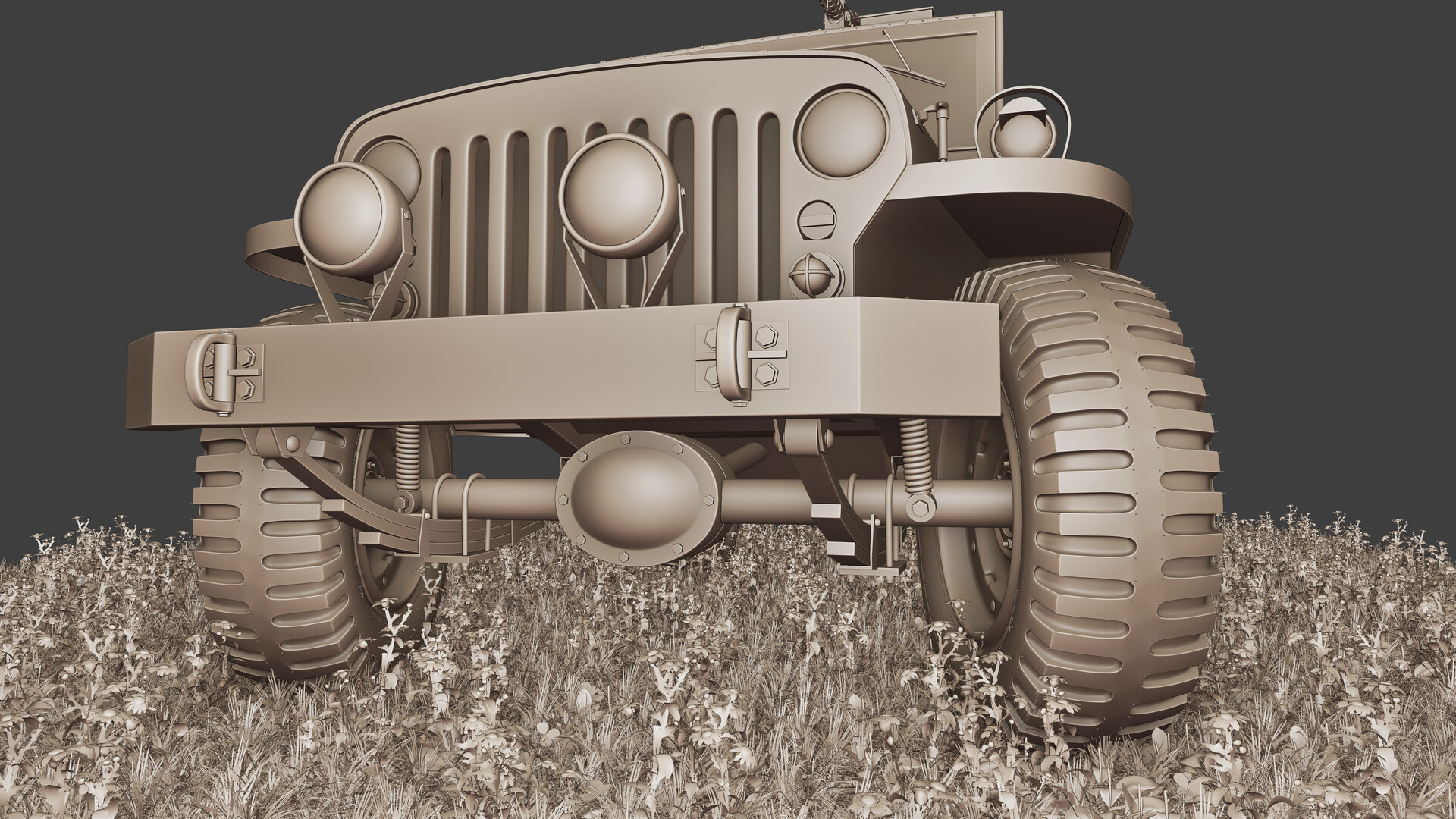 ArtStation - Willy's_jeep_model