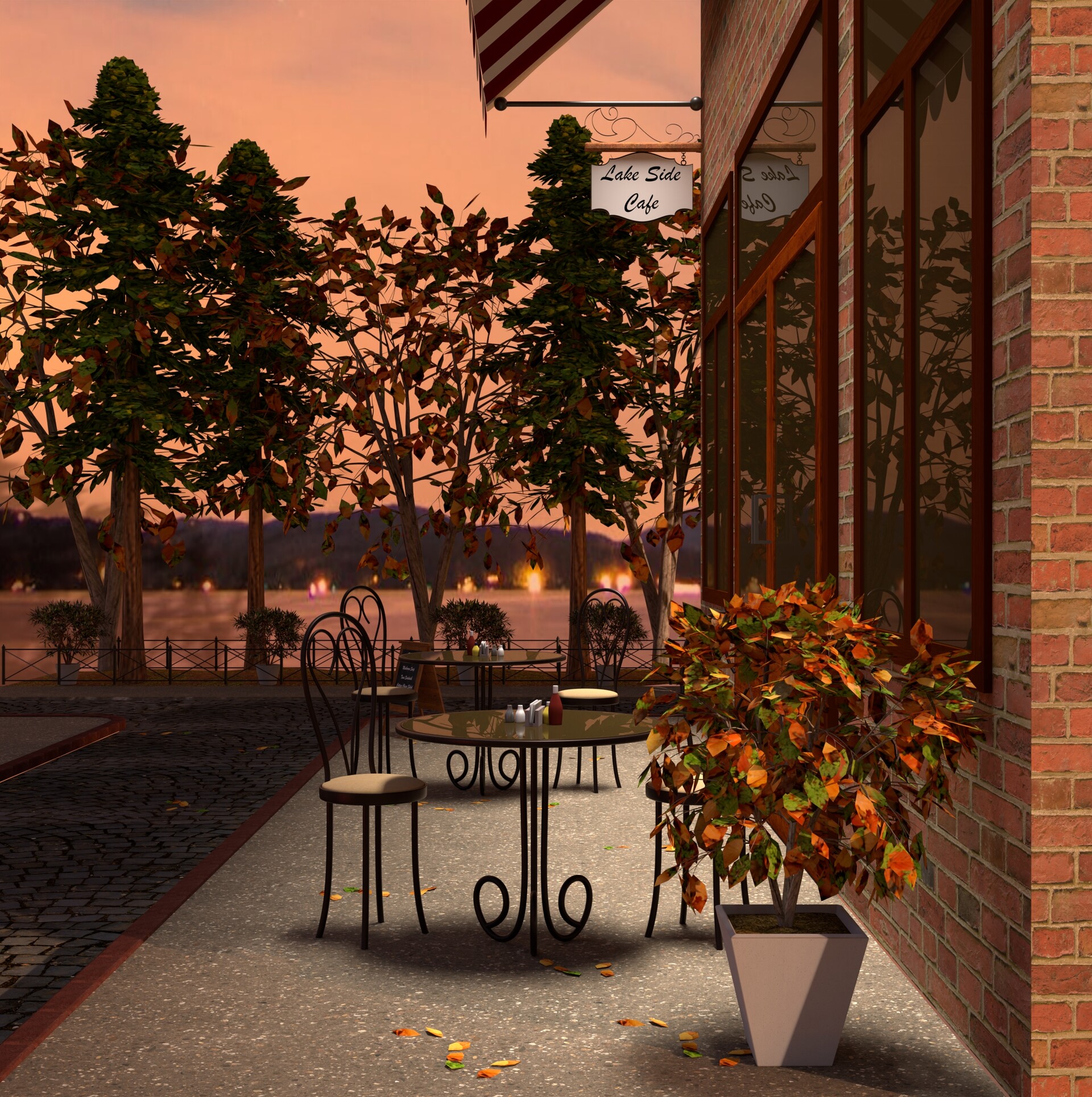 ArtStation - Street Cafe