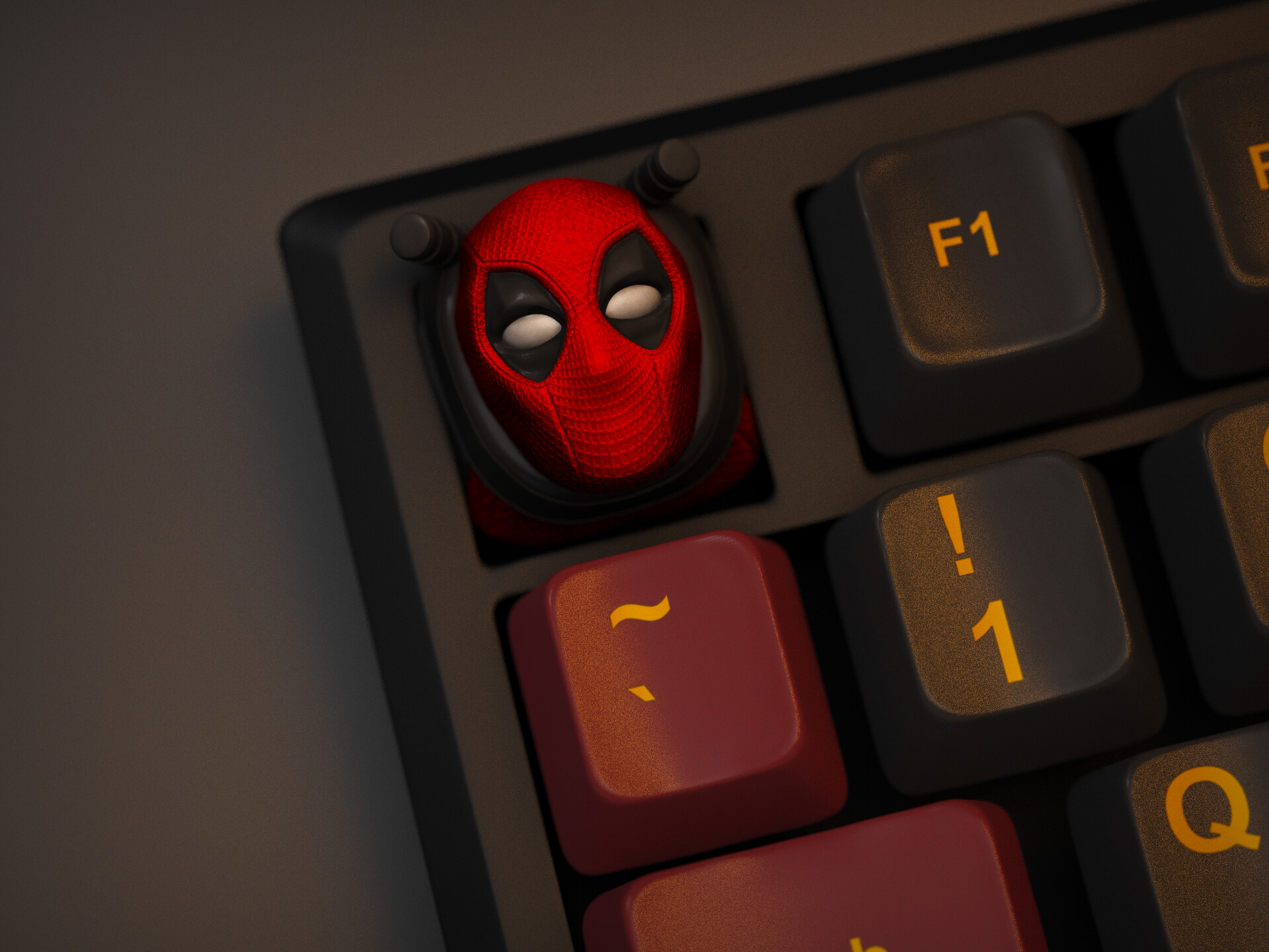 ArtStation - Deadpool Artisan Keycap