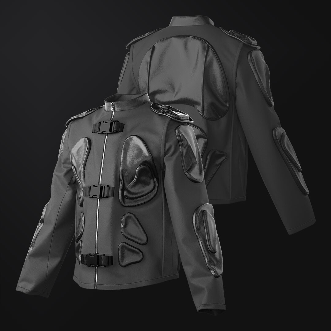 ArtStation - MALE STREET WEAR - JACKET No.01