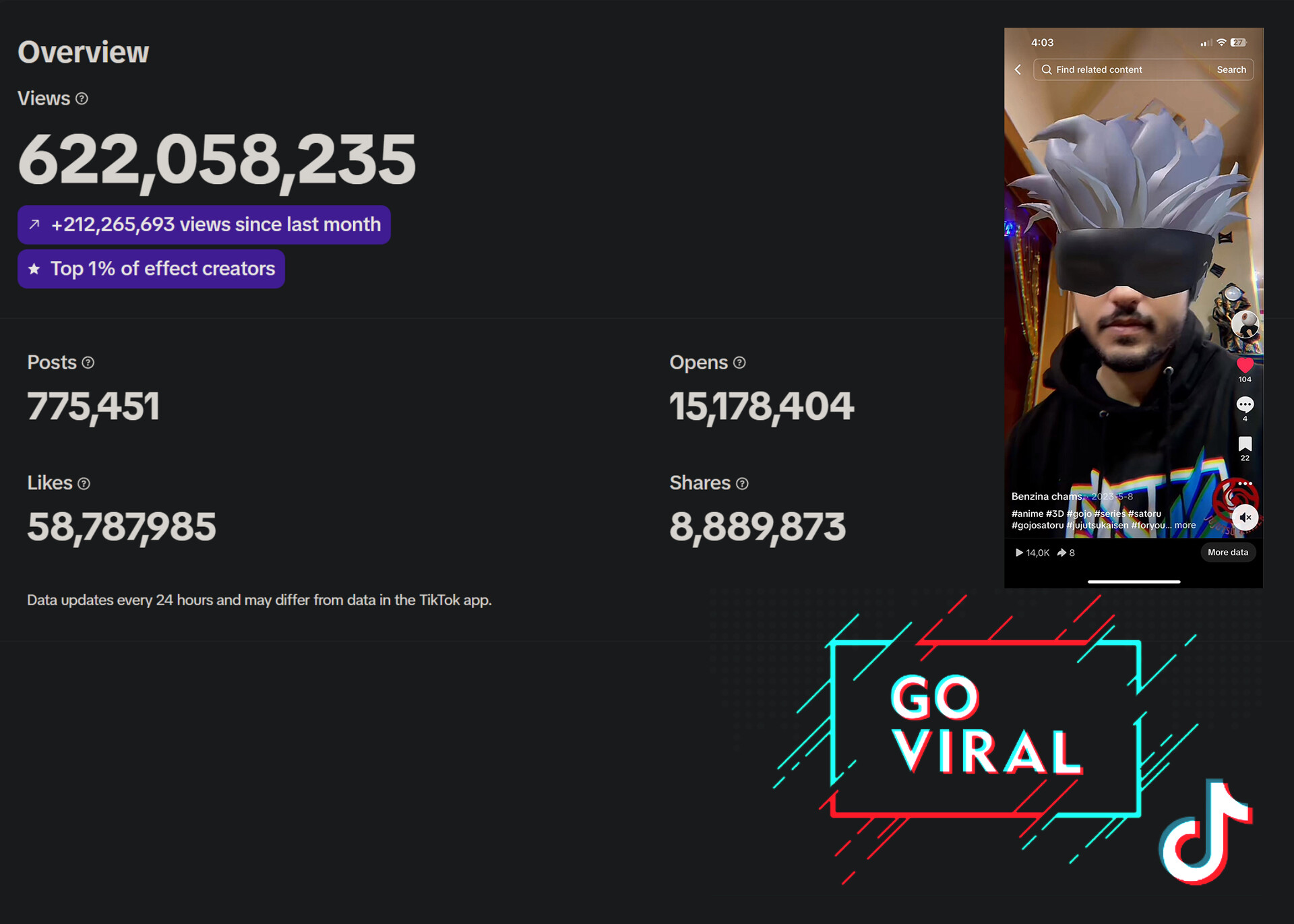 ArtStation - 600 Million Views On Tiktok Effects Creator