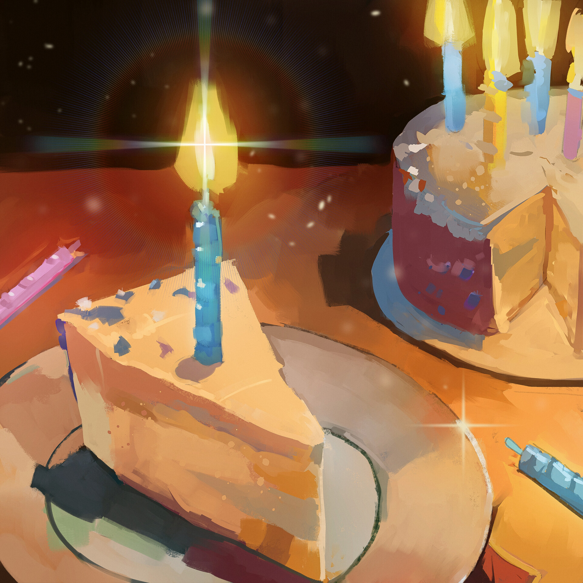 ArtStation - Birthday cake